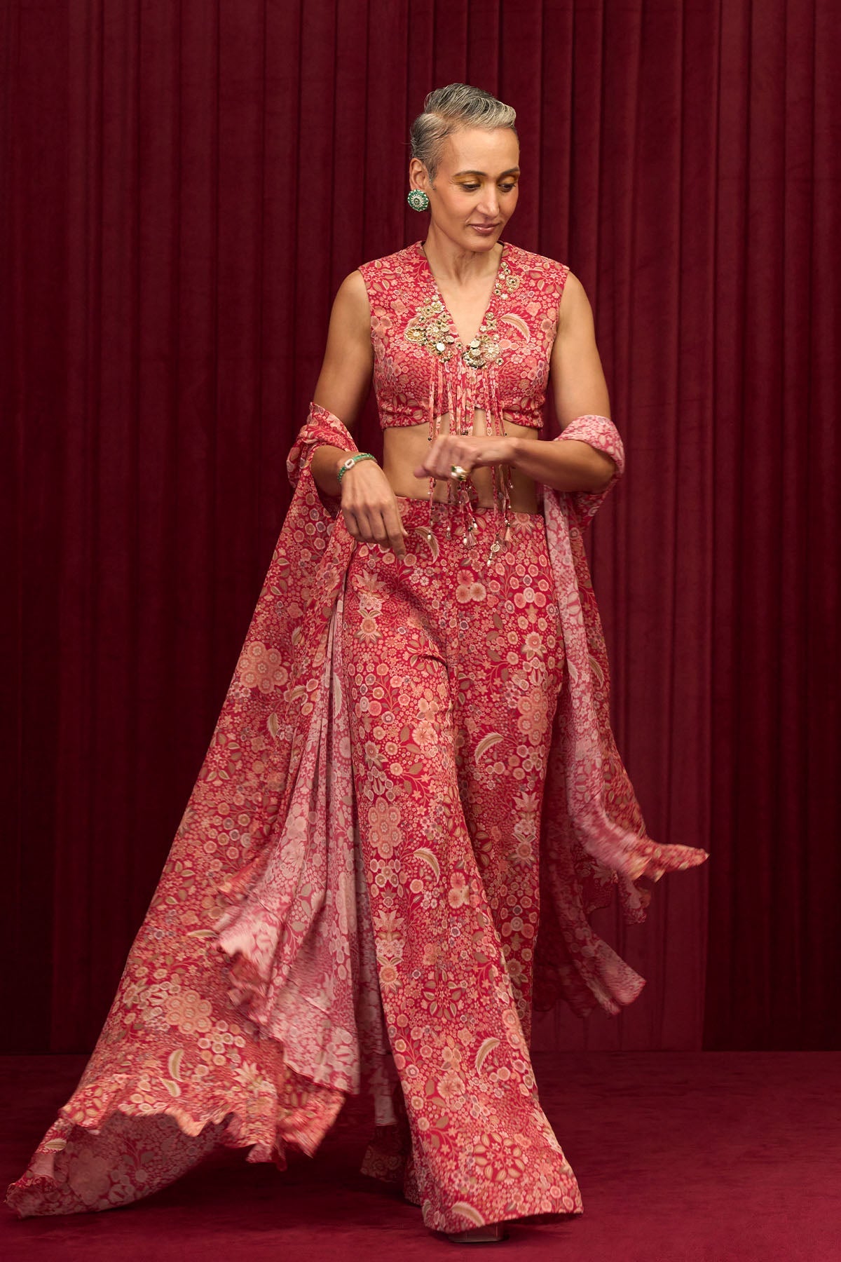 Rhythm Cape Pants Set – Ridhi Mehra Int